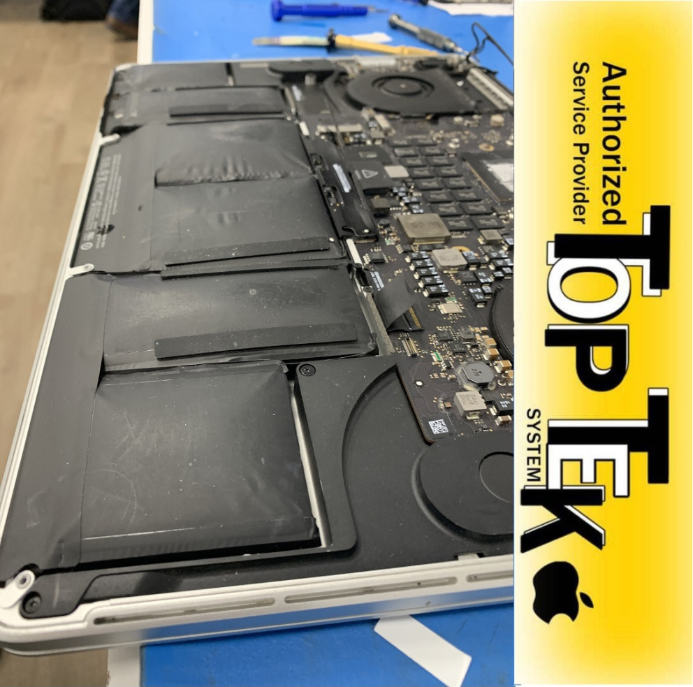MacBook Pro 15 inch swollen battery - Topteksystem in Markham